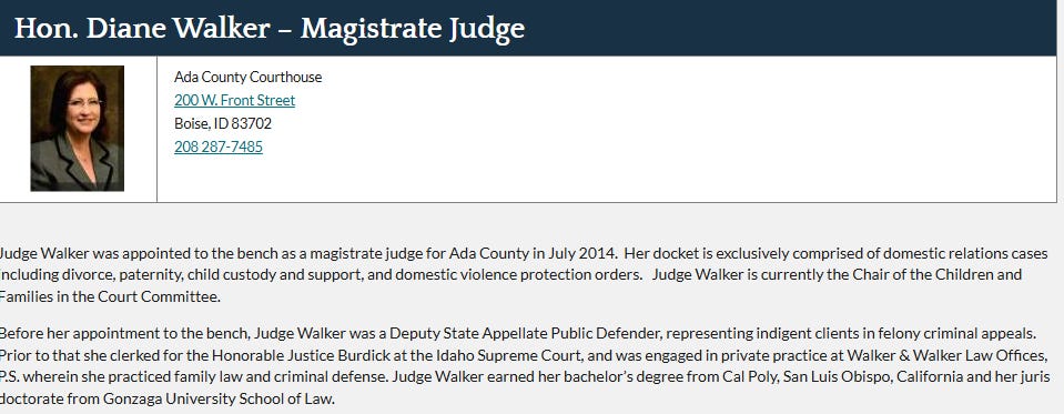 Idaho judge exhibits anti-woman bias