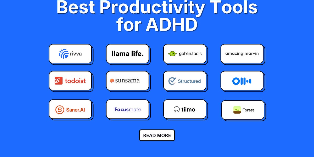 productivity tools for adhd