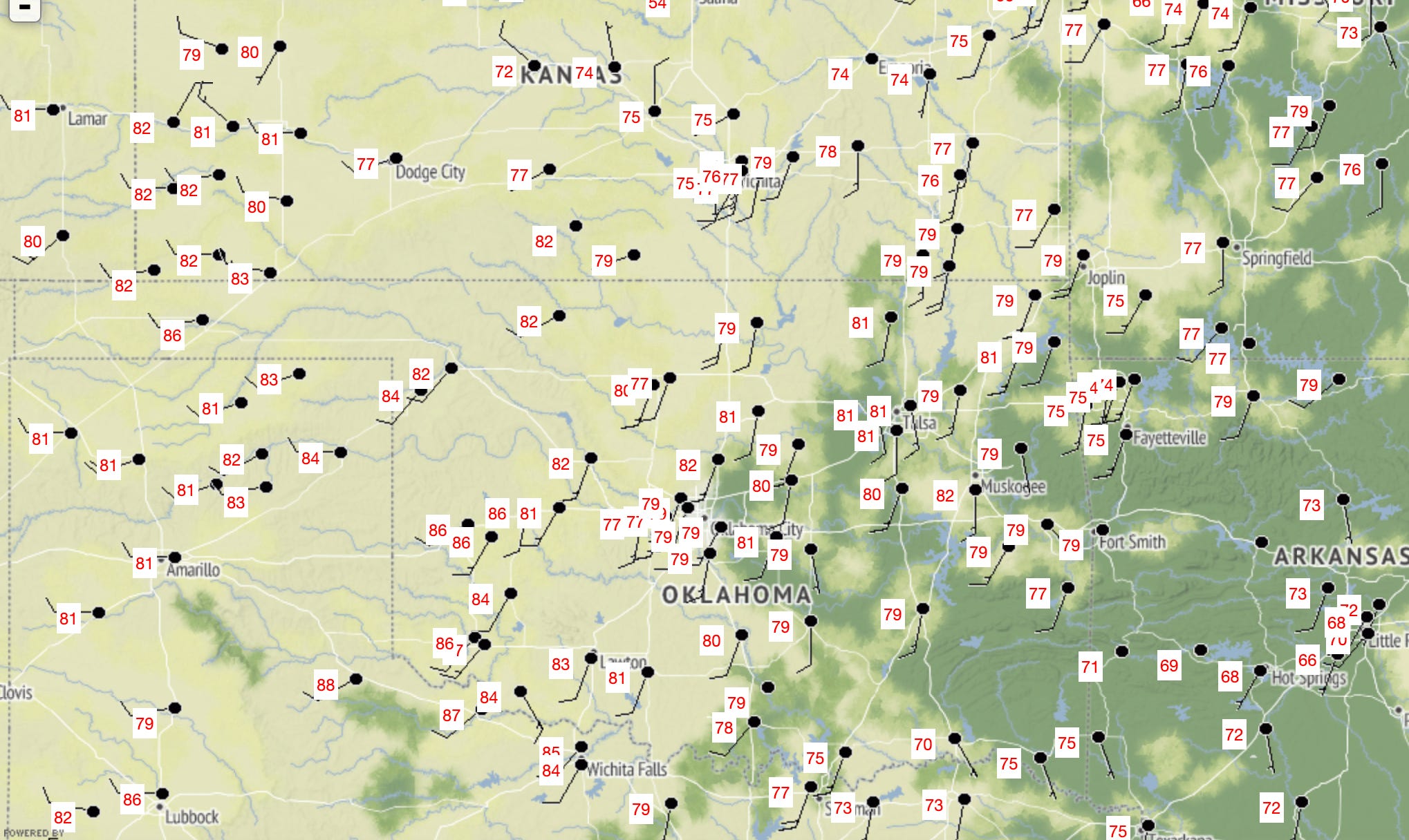 December 26, 6 AM Weather Forecast - by Chad Evans