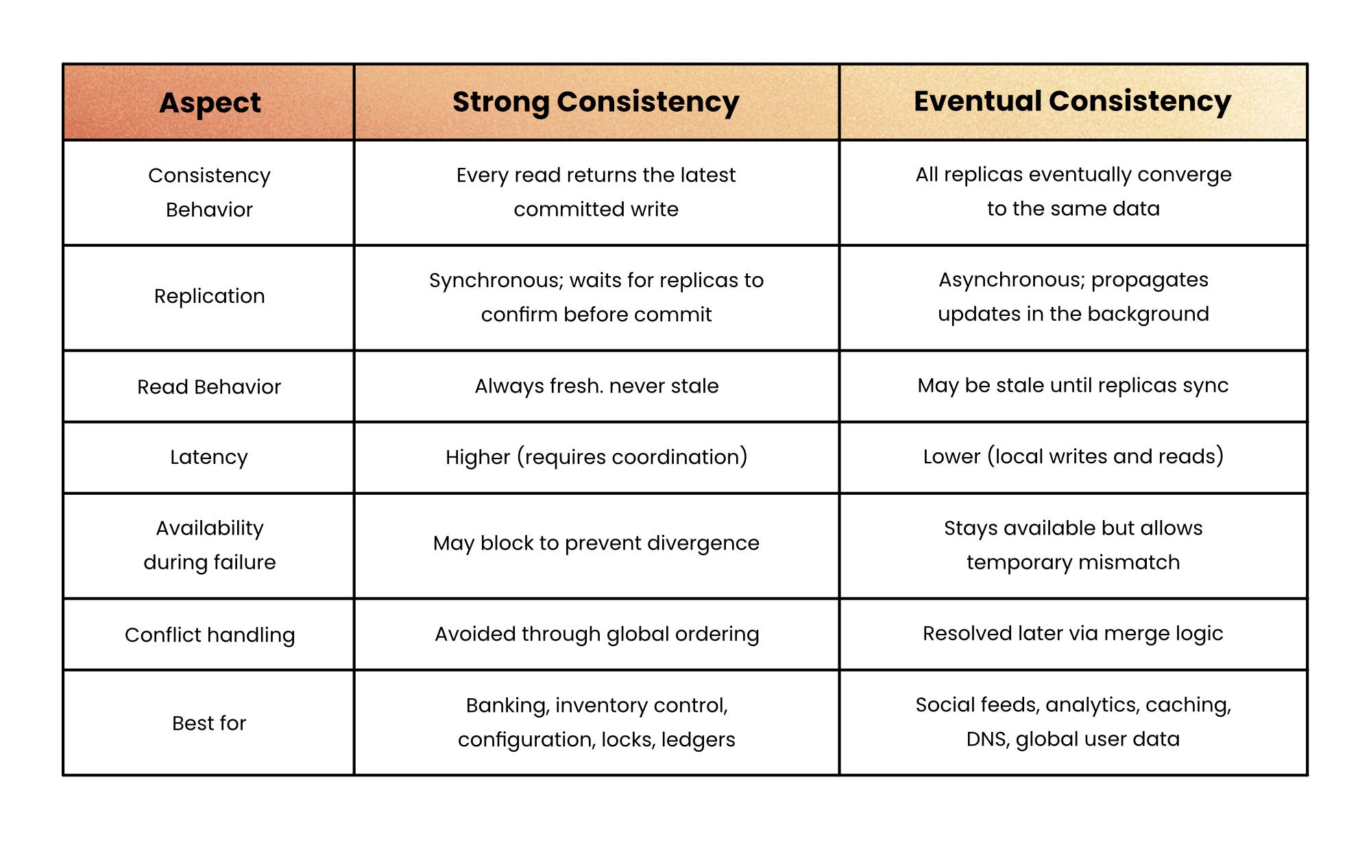 Strong vs Eventual Consistency in Distributed Systems