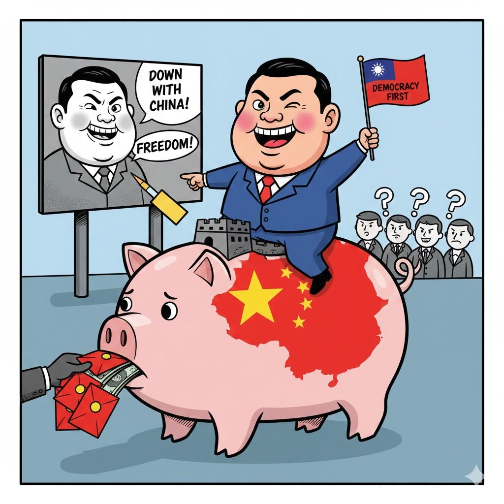 Hypocrisy, Dependency and Defiance in Cross-Strait Relations