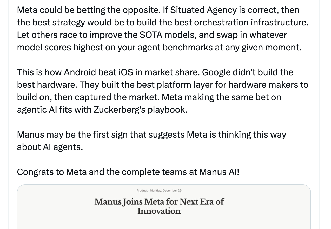 'Mens et Manus', the story of Manus. Its brains and hands.