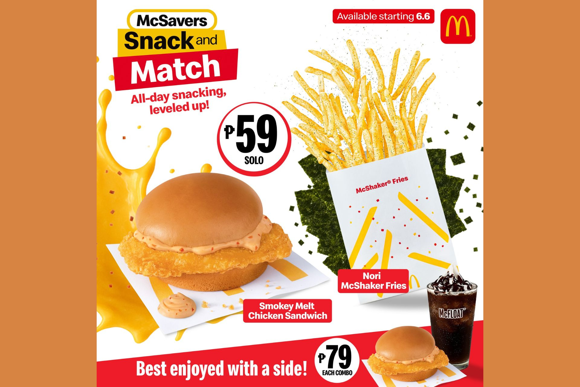 McDo announces Nori McShaker Fries, Smokey Melt Chicken Sandwich for 59 ...