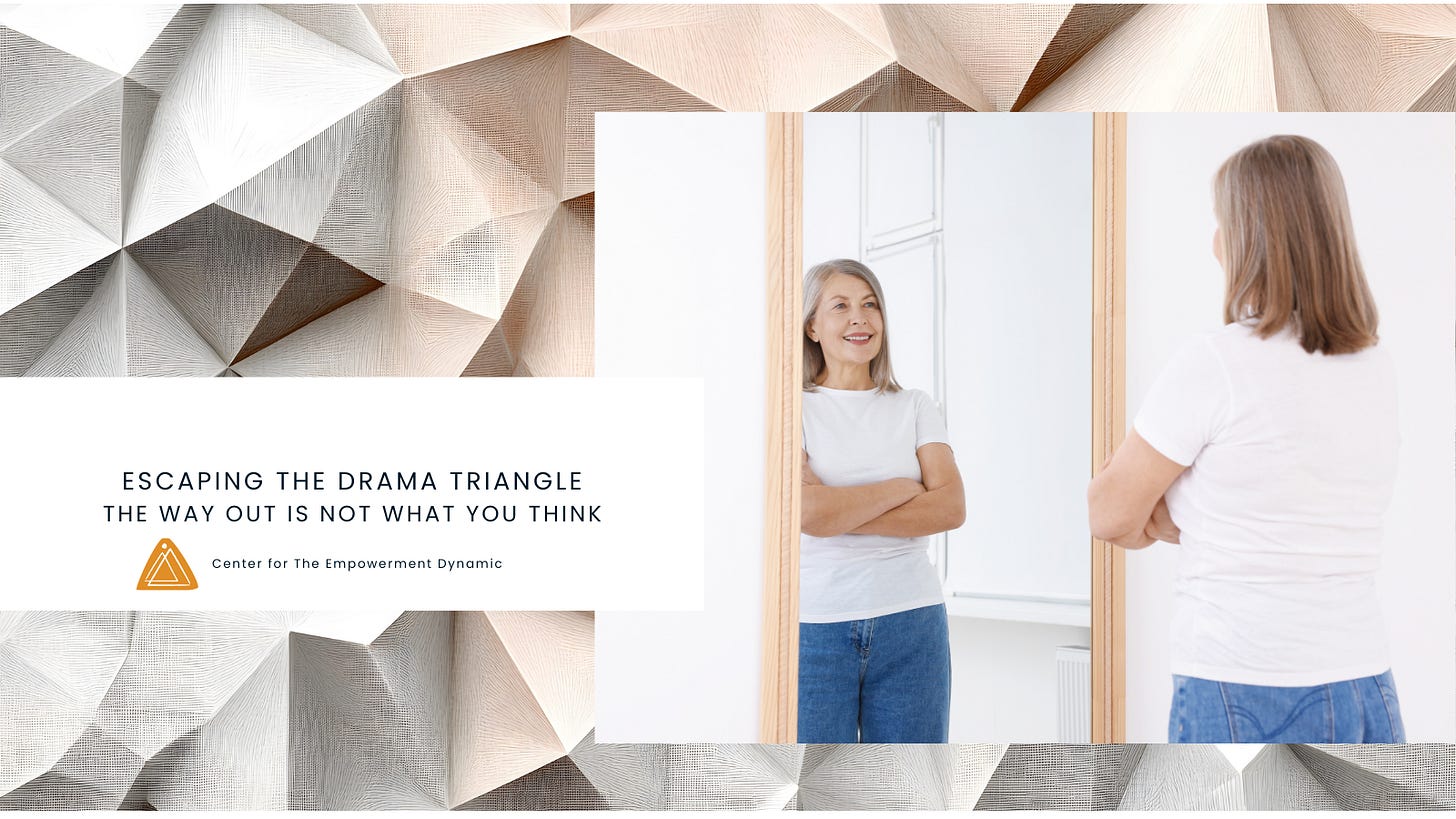 Escaping the Drama Triangle