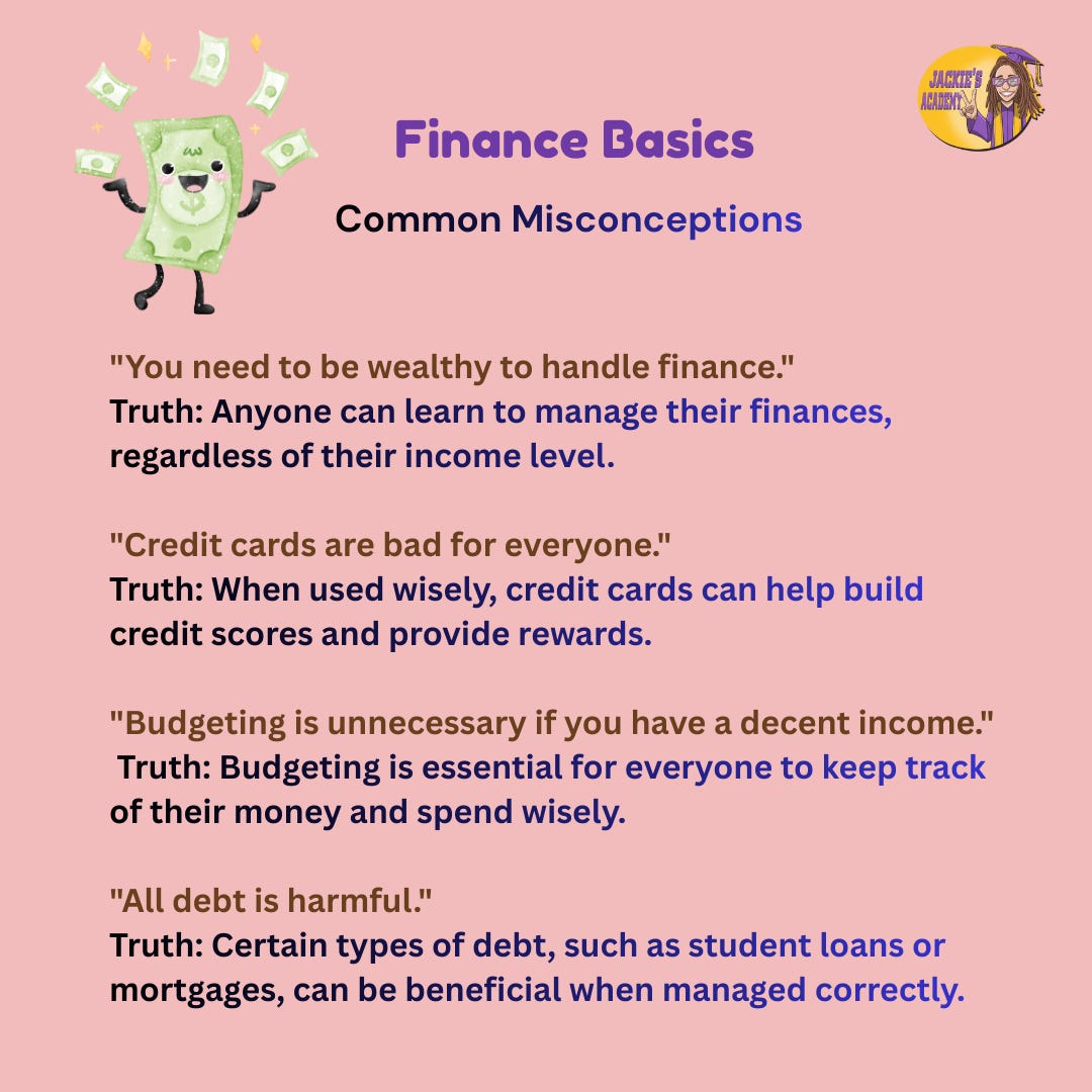 Finance Unplugged: Why You Should Care and Common Myths Debunked