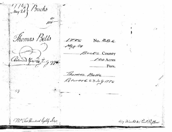 Land Records for the Original Landowners of Pennsylvania