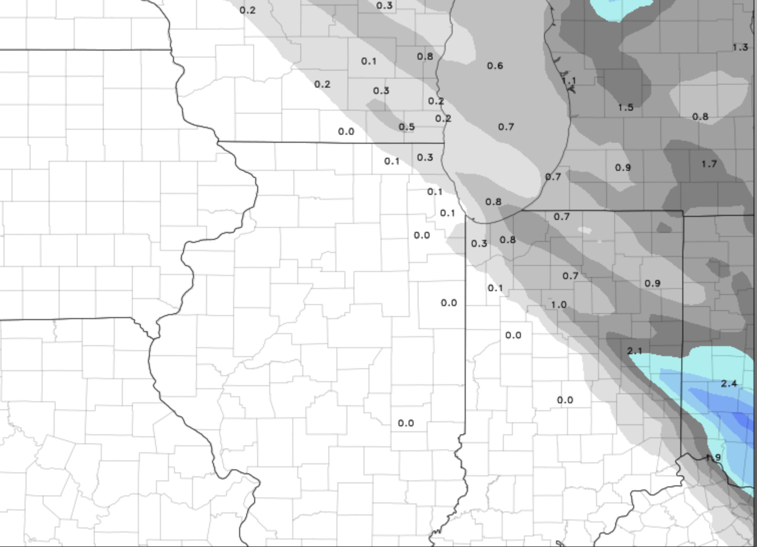 February 5, 6 AM Weather Forecast - by Chad Evans