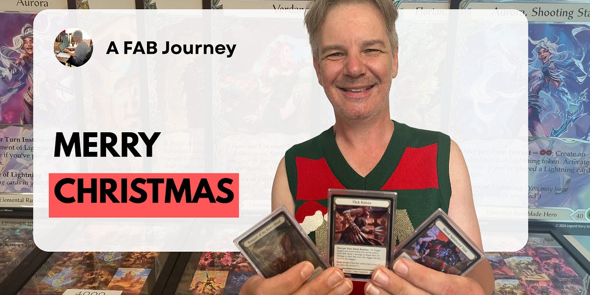 Merry Christmas - A FAB Journey’s Substack