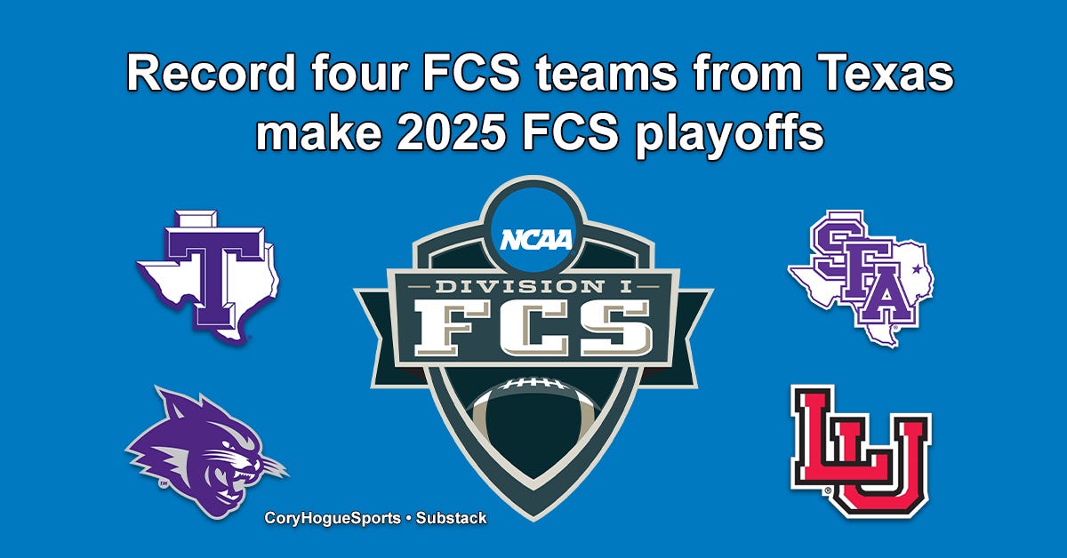 Four Texas FCS teams make historic 2025 playoff field