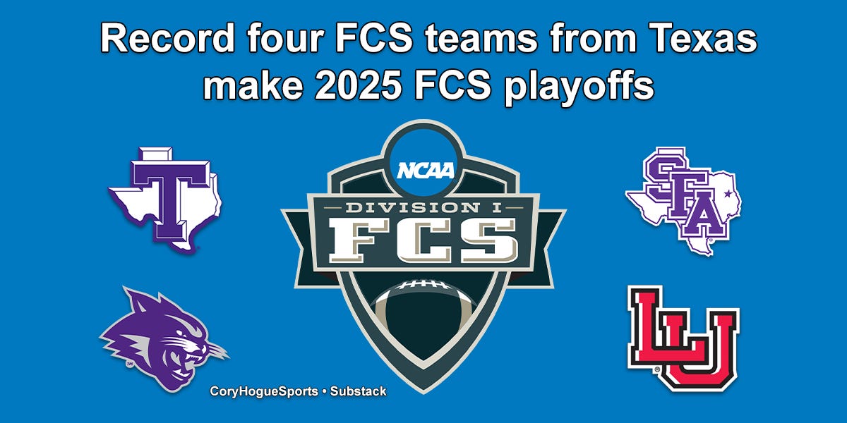 Four Texas FCS teams make historic 2025 playoff field