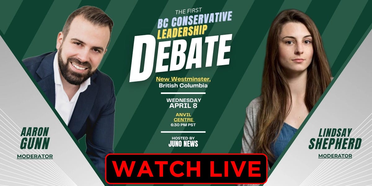 BC Conservative leadership debate - by Keean Bexte