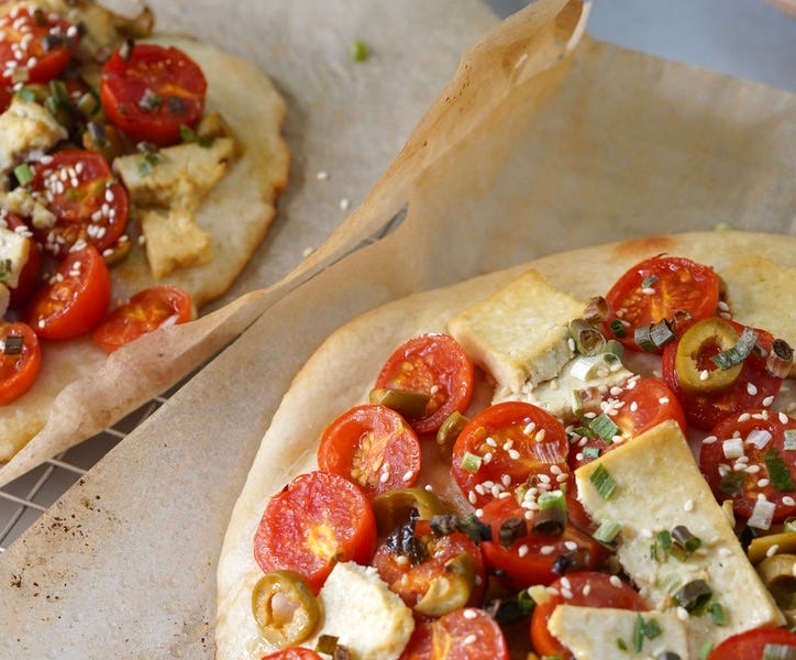 a mochi coca recipe (mochi spanish pizza) - by Kat Lieu