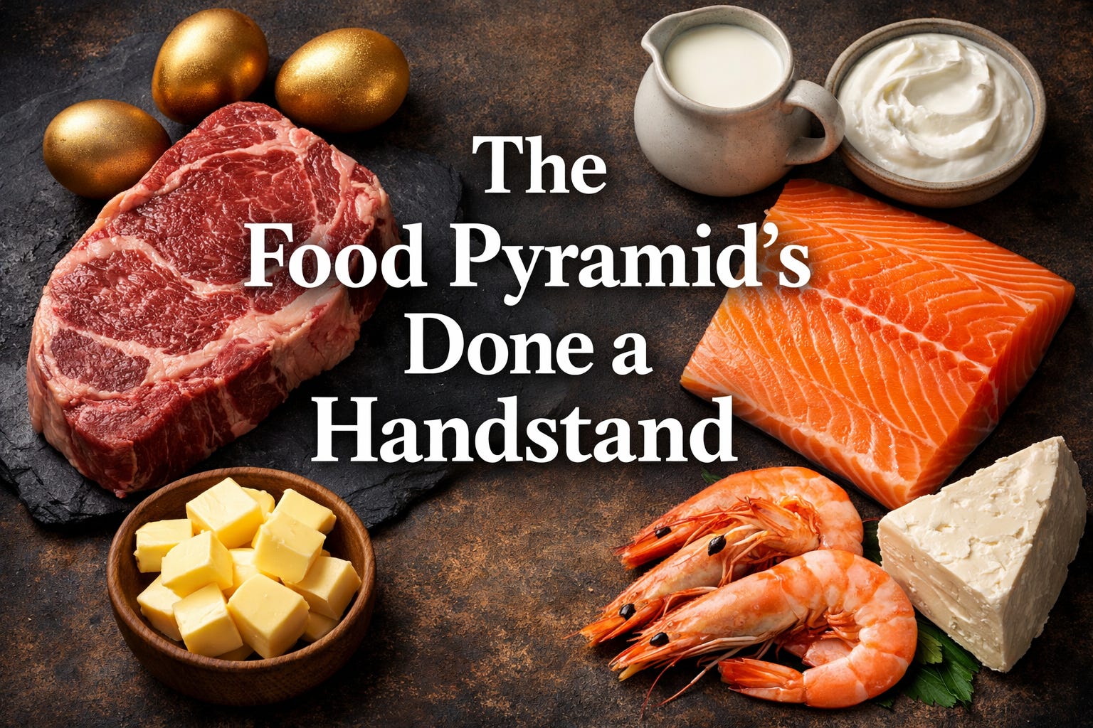 Heads Up—The Food Pyramid’s Done a Handstand!