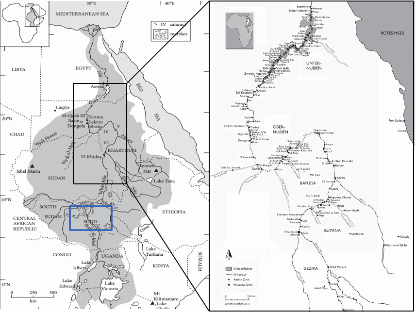 The Roman-African borderlands and expeditions south of the Sahara.