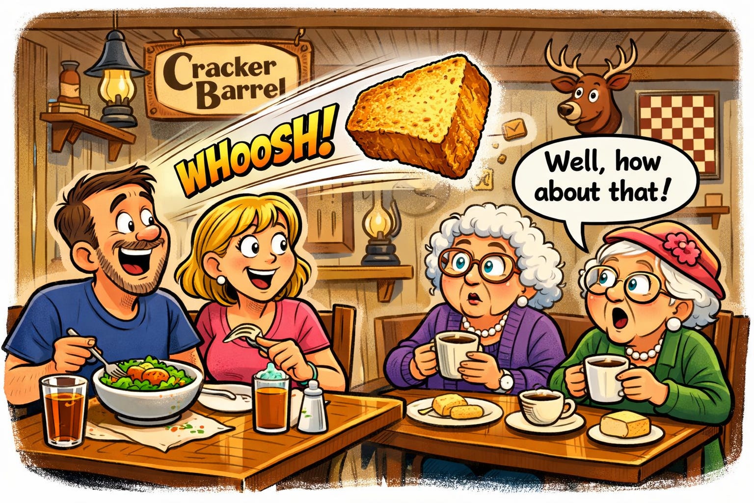 The Day Romance Was Launched at Cracker Barrel