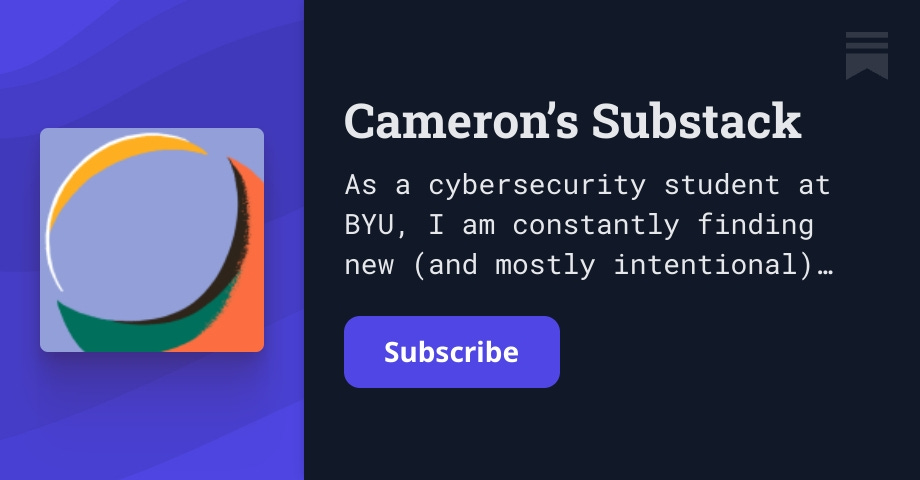 Cameron’s Substack | Cameron Snider | Substack