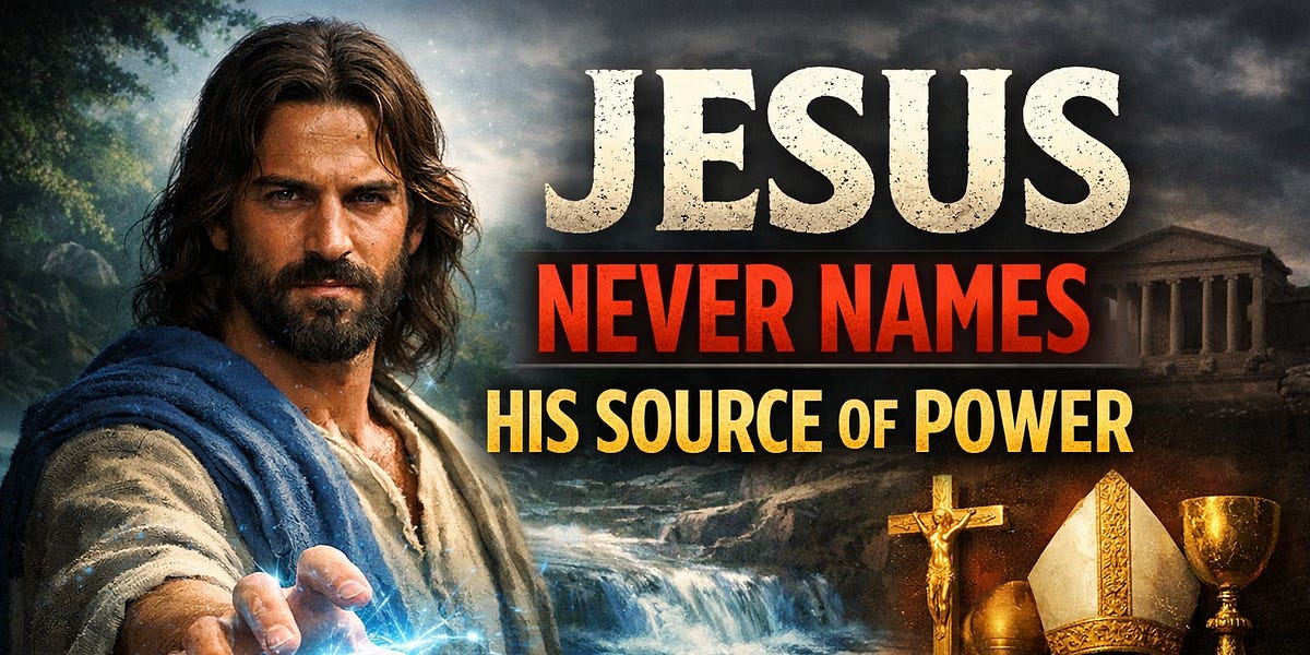 Jesus Never Names the Source of His Power