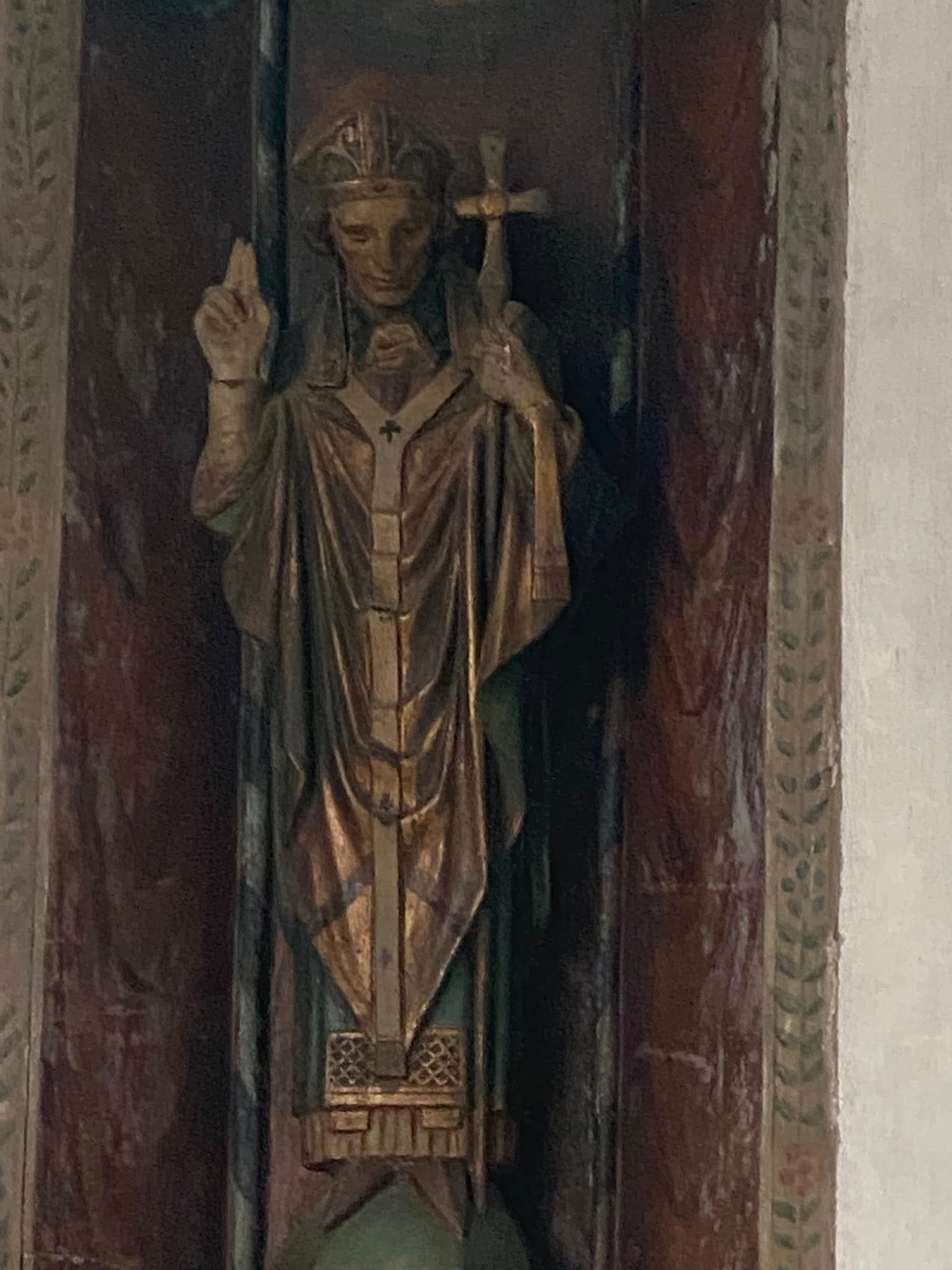 Mass today, 29th December, in the Becket Chapel, Thaxted church, the ...