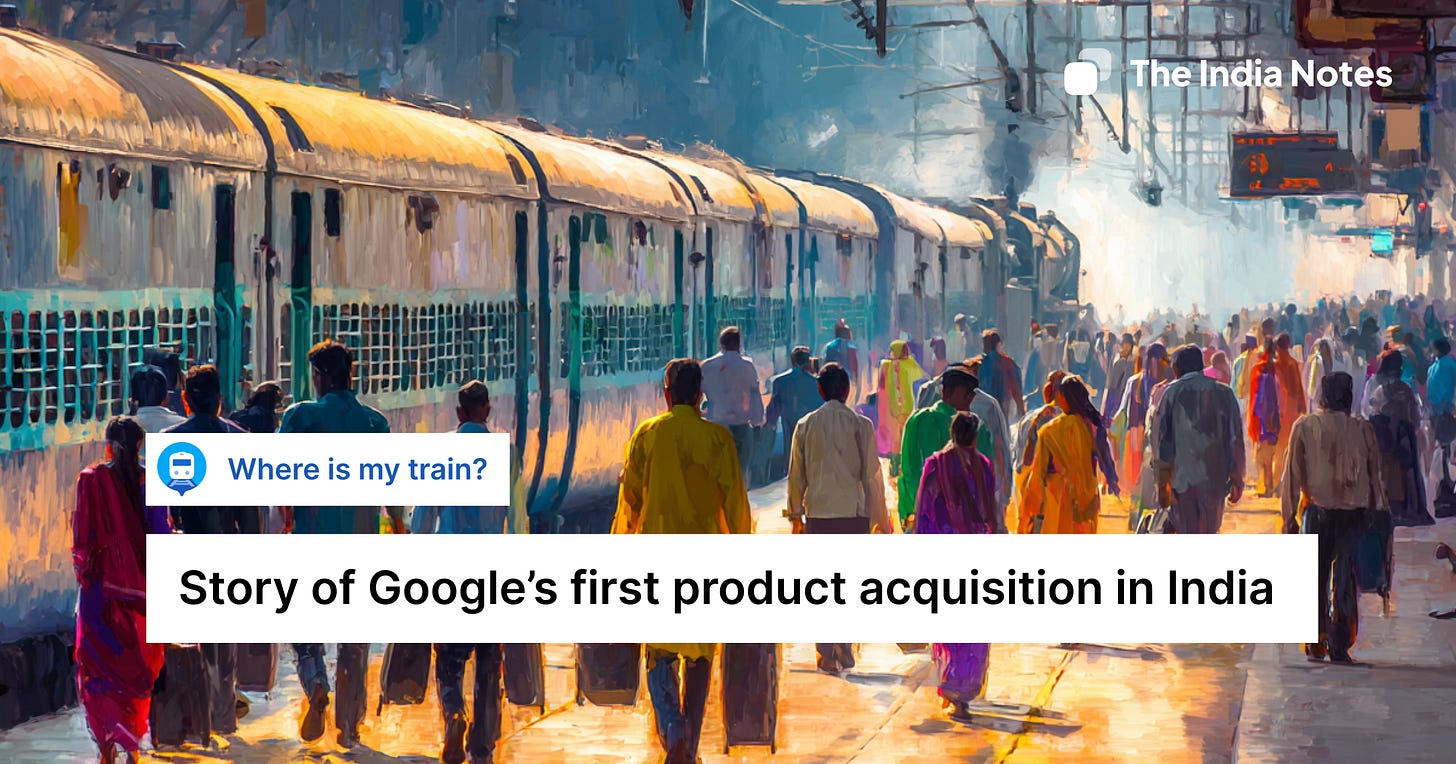 The untold story of Where is My Train's 100M users
