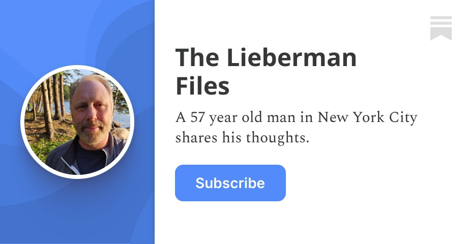 The Lieberman Files | Matt Lieberman | Substack
