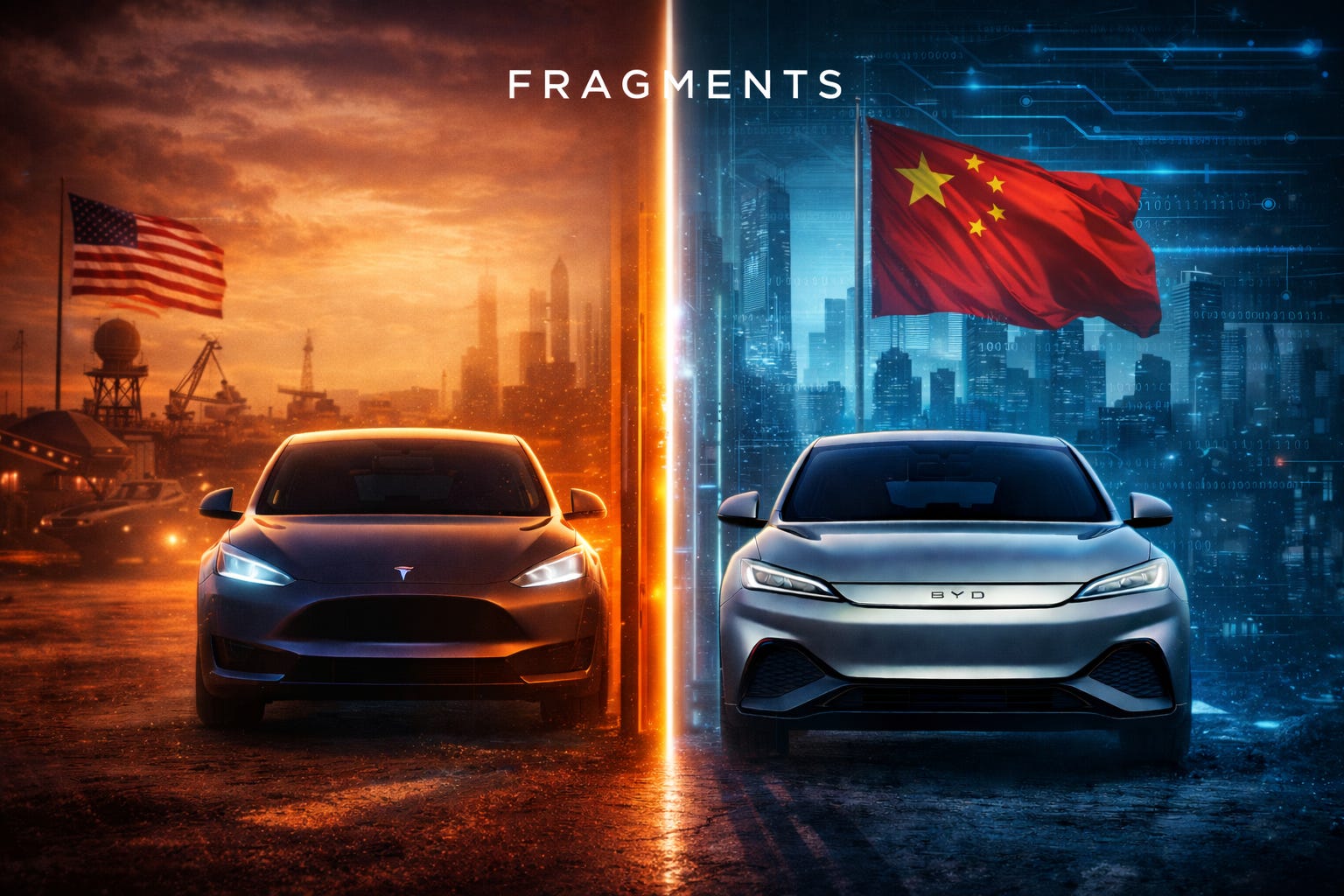 FRAGMENTS — Tesla Isn’t Winning, It’s Protected