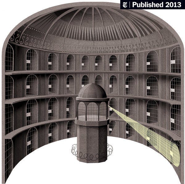 Digital Panopticon Prison - by Scott Cooper