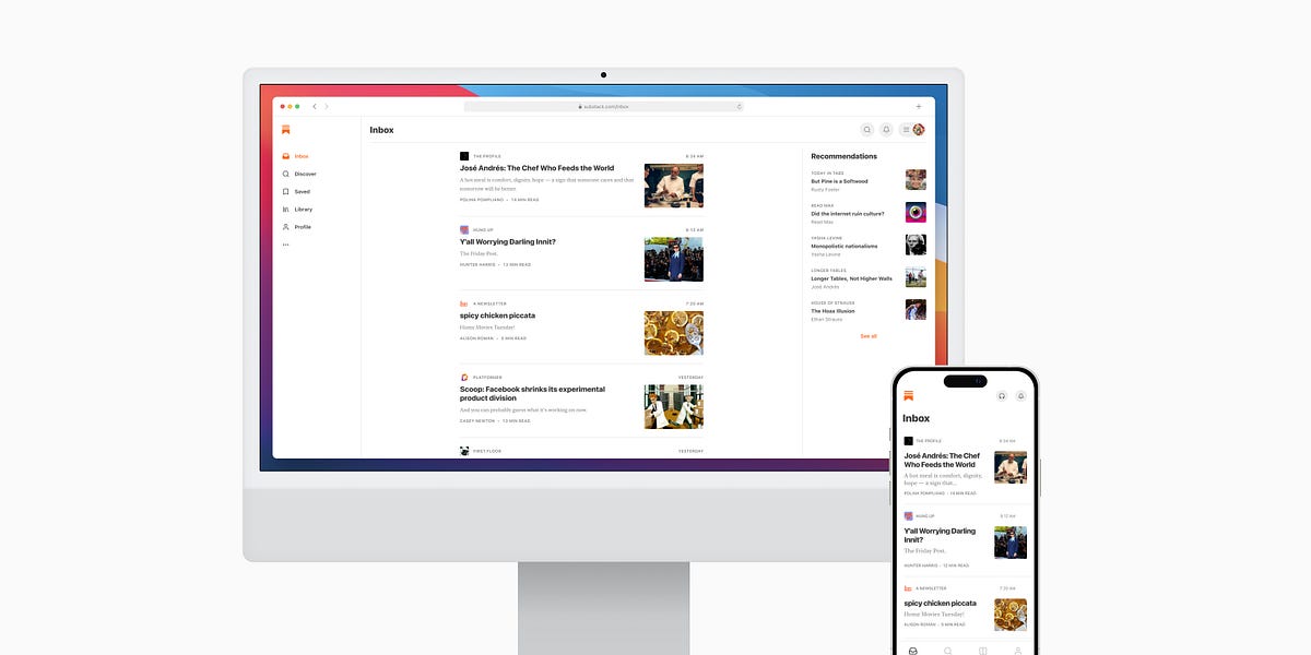 Announcing the all-new Substack Reader for web