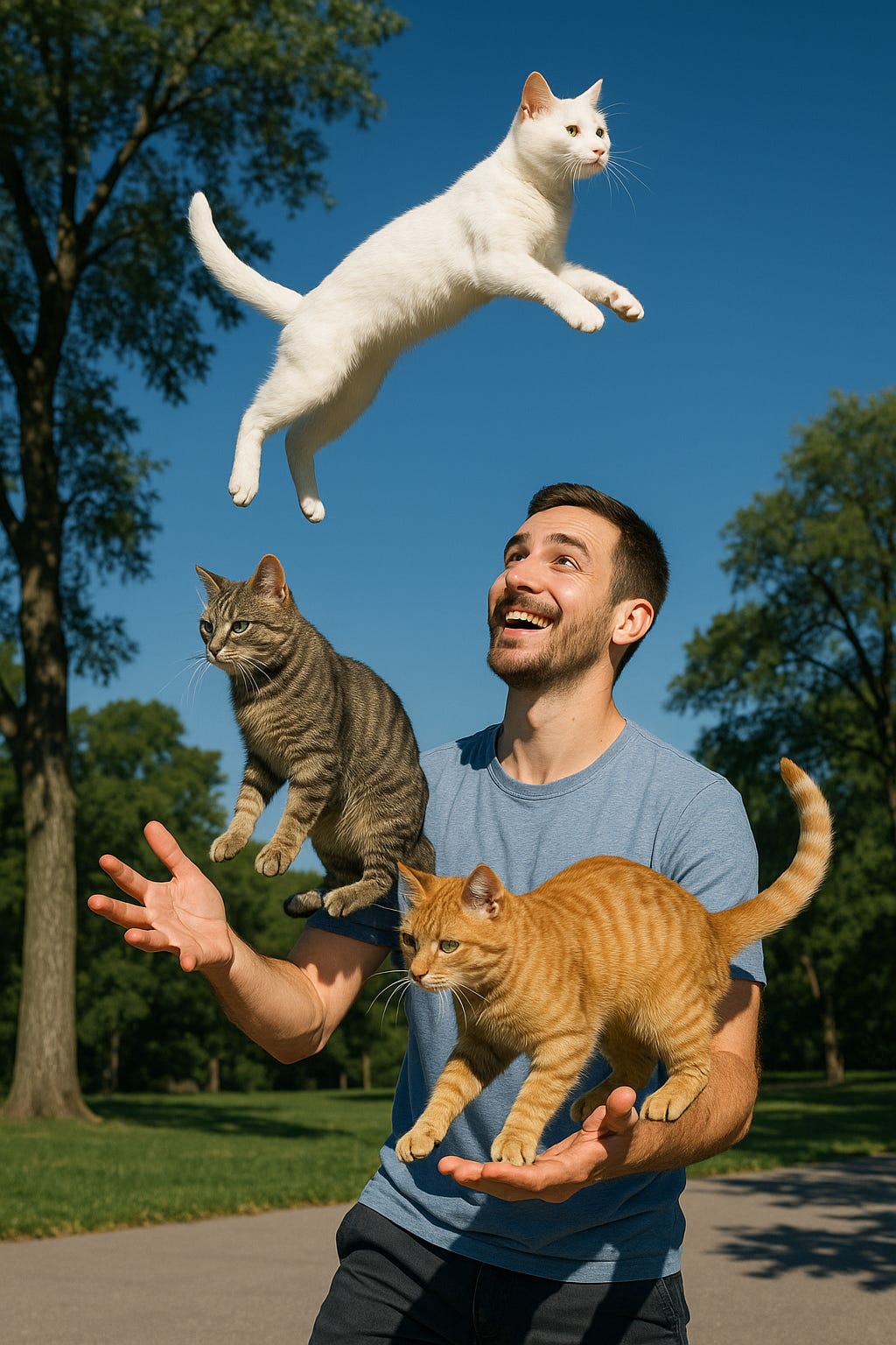 Gary Mucklow (@gsmucklow): "The life of Gary, simultaneously juggling code and cats. Yes, the ...