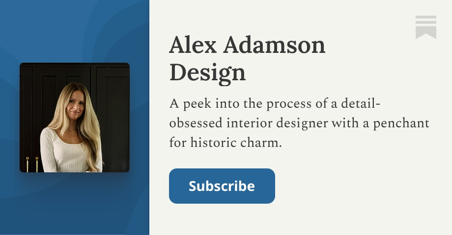Alex Adamson Design | Substack