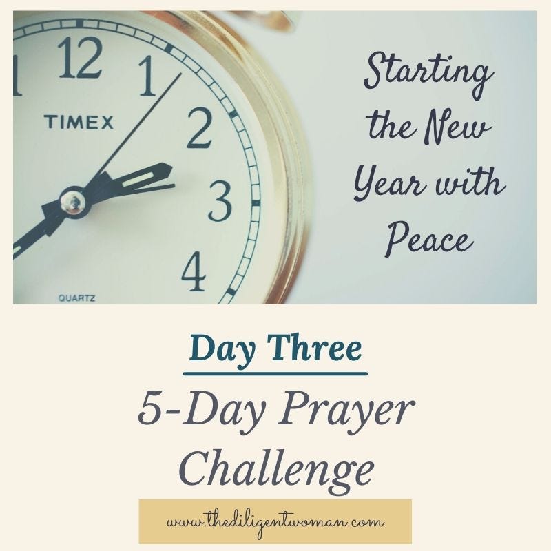 Day Three | New Year Prayer Challenge