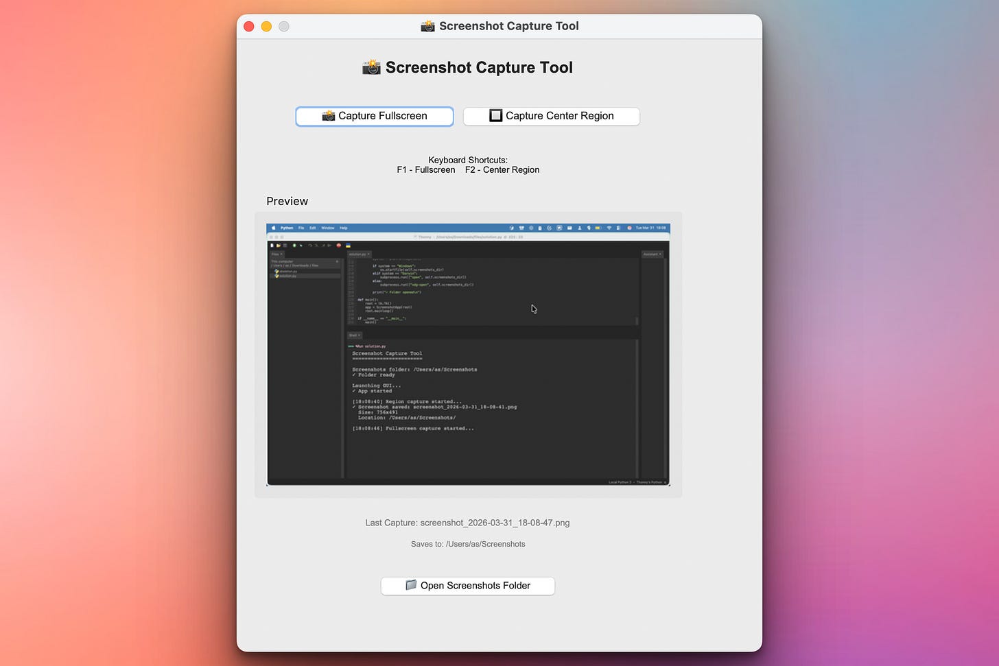 Build a Modern Desktop Screenshot & Annotation Tool - Day 1: Screenshot ...