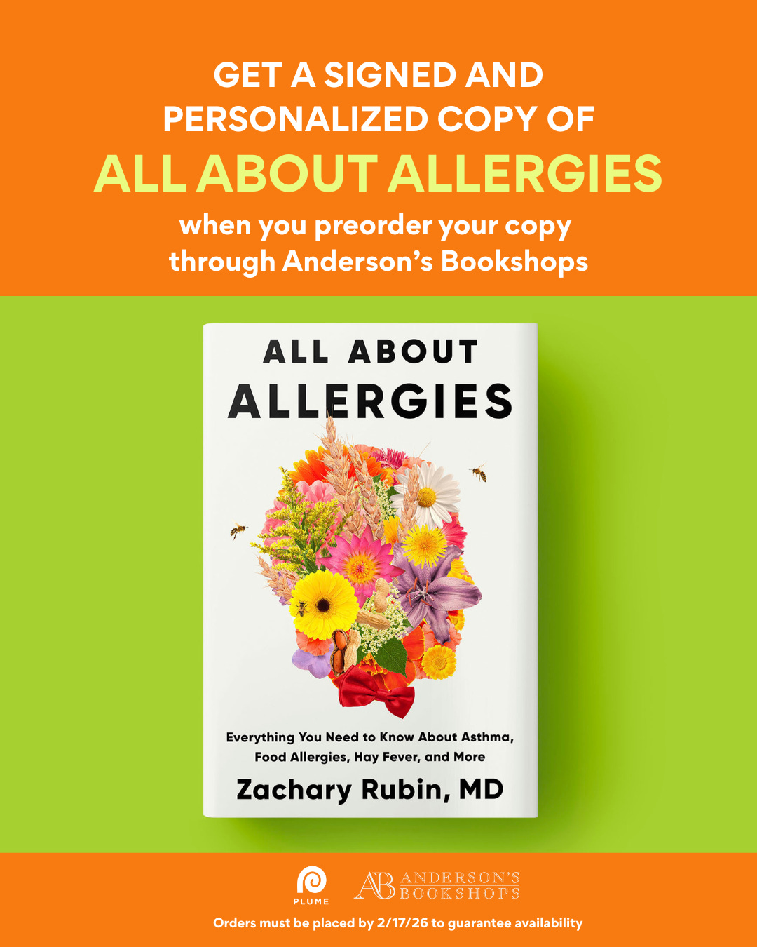 Preorder a Signed Copy of All About Allergies!
