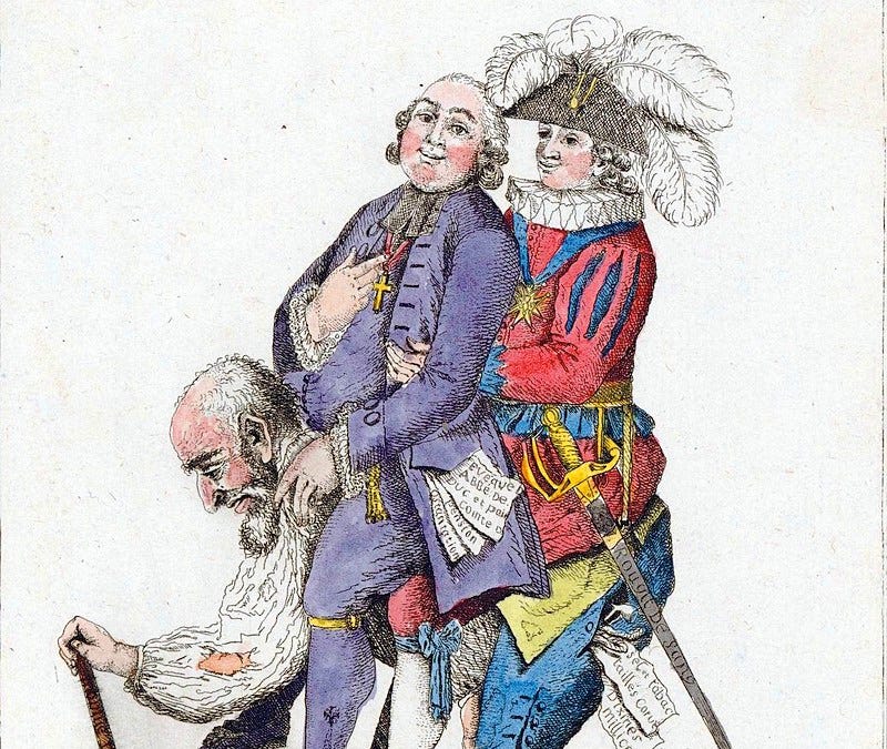 french revolution political cartoons