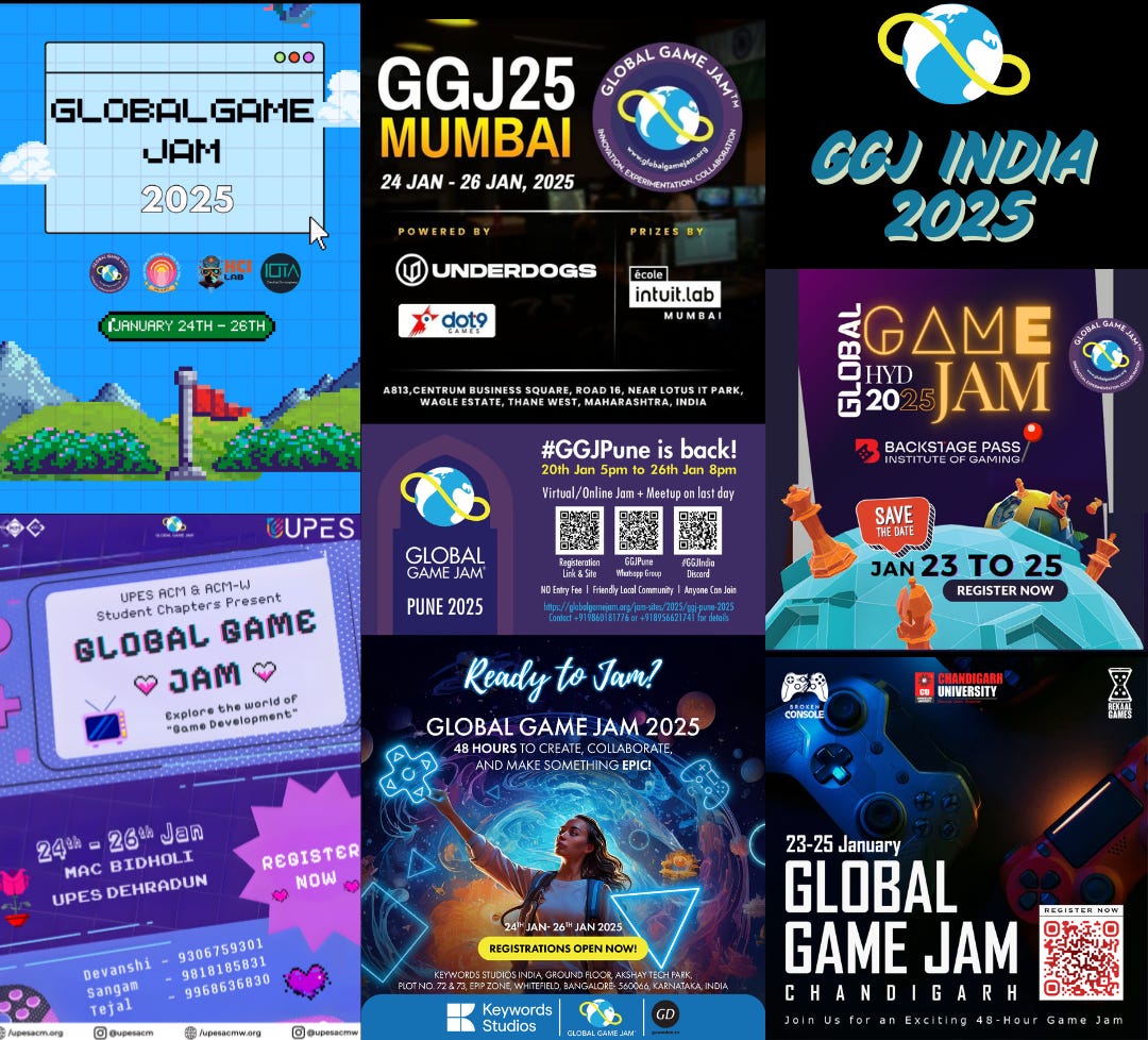 GLOBAL GAME JAM 2025 - by Binigya Dahal and Vivek Jha