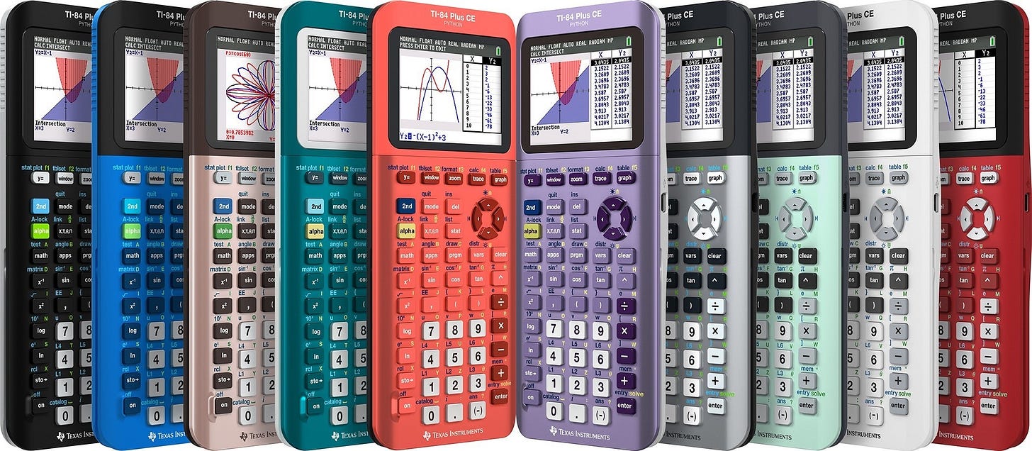 How Texas Instruments Won Math Class - by Jadrian Wooten