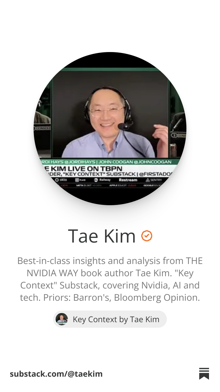 Tae Kim | Substack