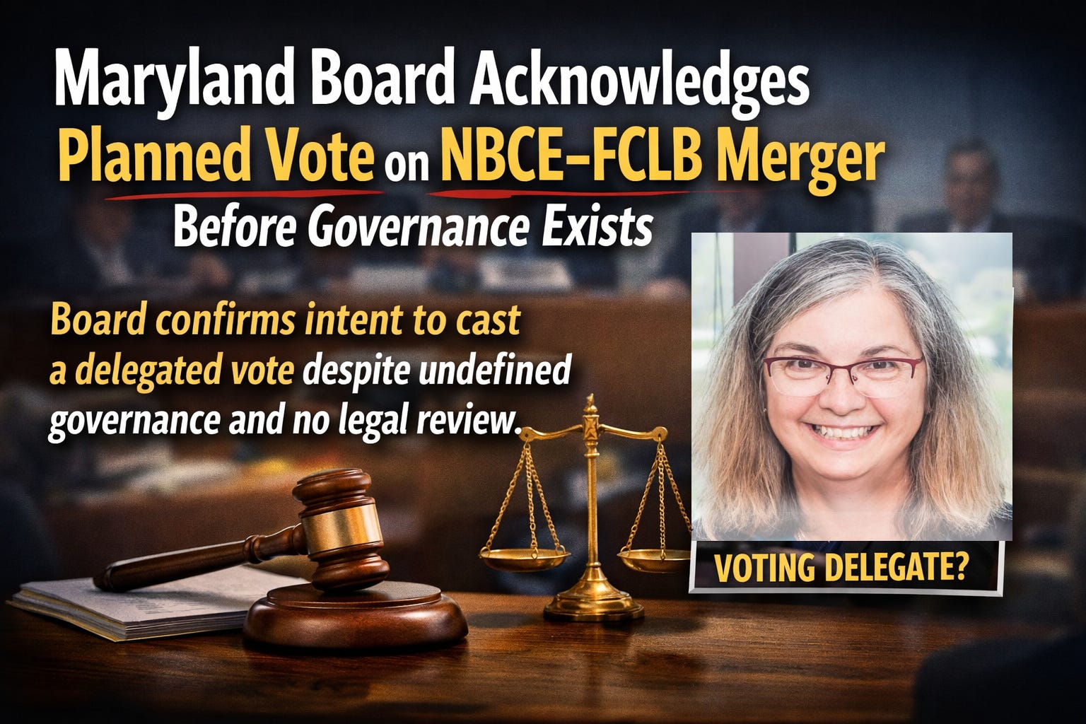 Maryland Board Signals Intent to Vote on NBCE–FCLB Merger Without Legal ...