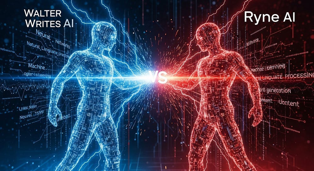 Ryne AI vs Walter Writes AI: The Real 2025 Comparison