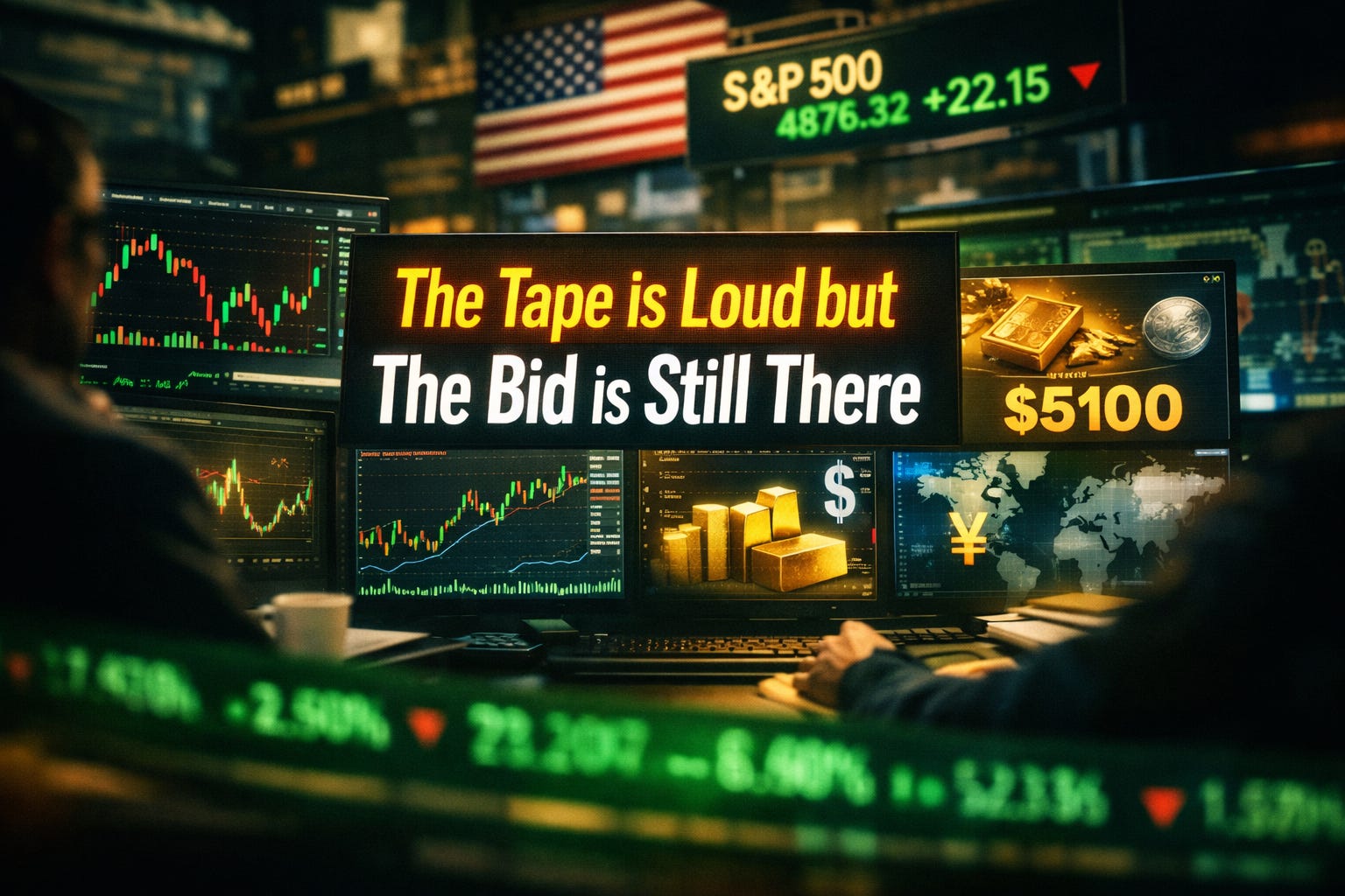 The Tape Is Loud, but the Bid Is Still There