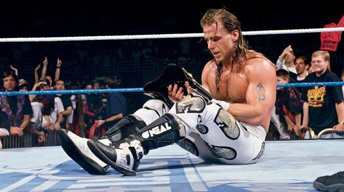 Shawn Michaels on WrestleMania XII - by Justin Barrasso