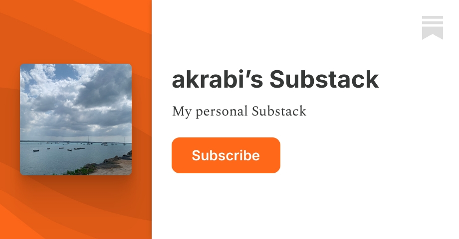 akrabi’s Substack | k.rabii | Substack