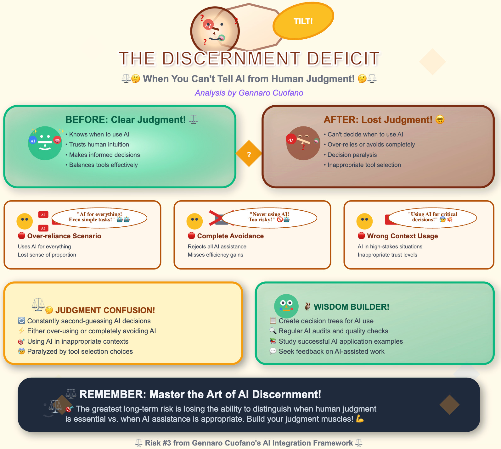 The AI Discernment Framework - by Gennaro Cuofano