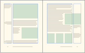Setting Up a Page Layout with Uneven Columns