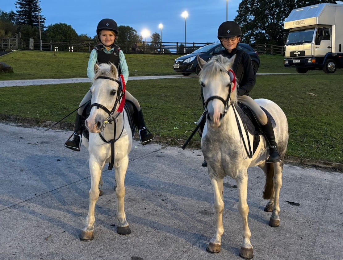 Kim and 'Jessie' do the double at Ecclesville
