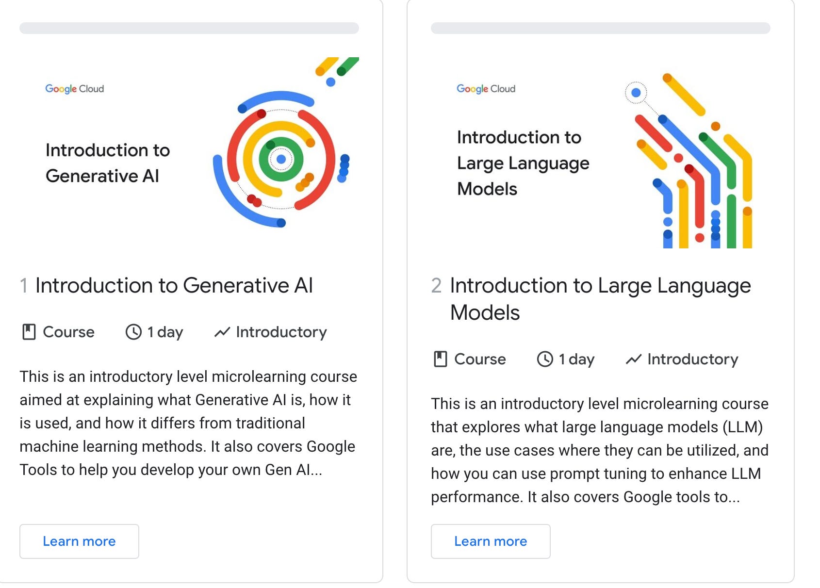 Free Google AI Skills Boost Courses