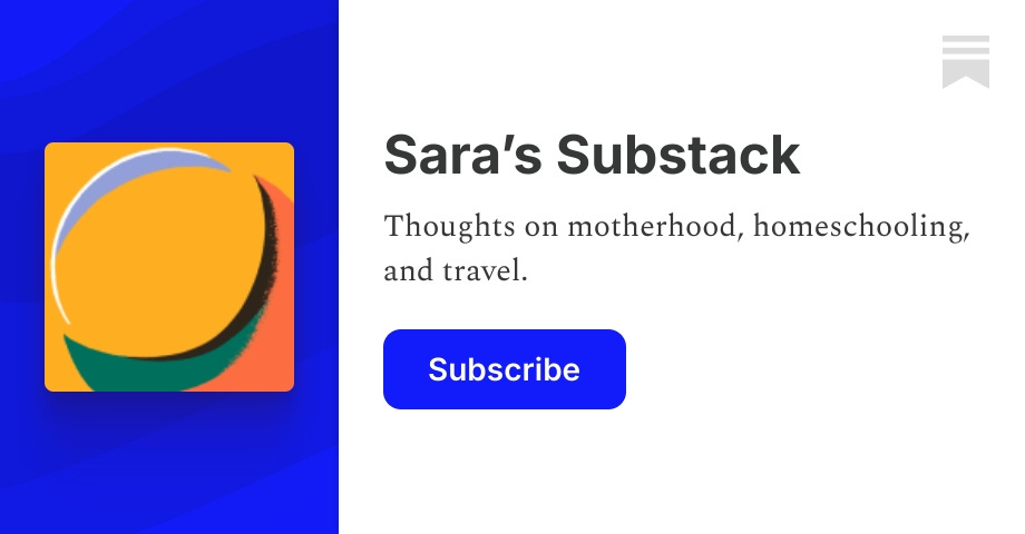 Sara’s Substack | Sara Wallace | Substack