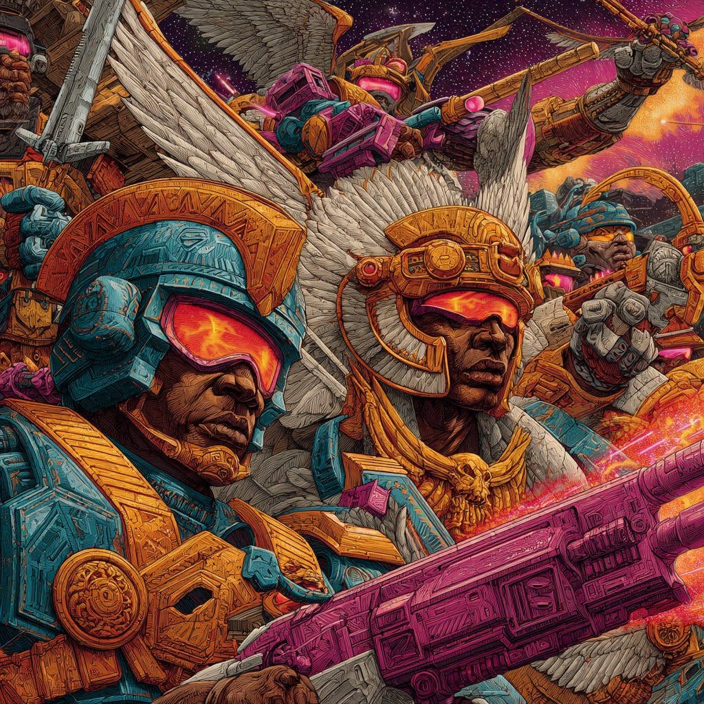 Machine Gun Funk for Angels Running out of Clips