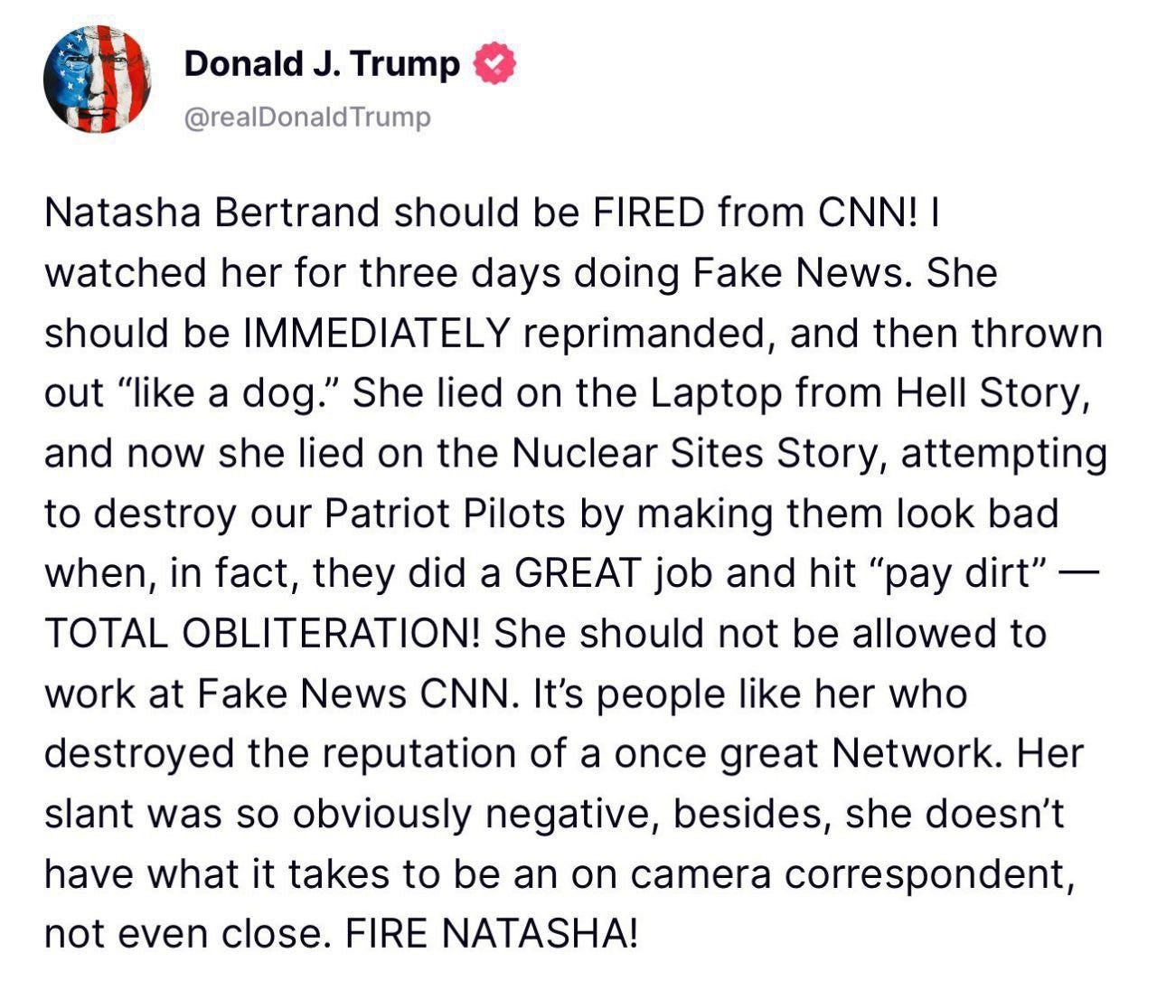 Keep Natasha, fire CNN - Don Surber