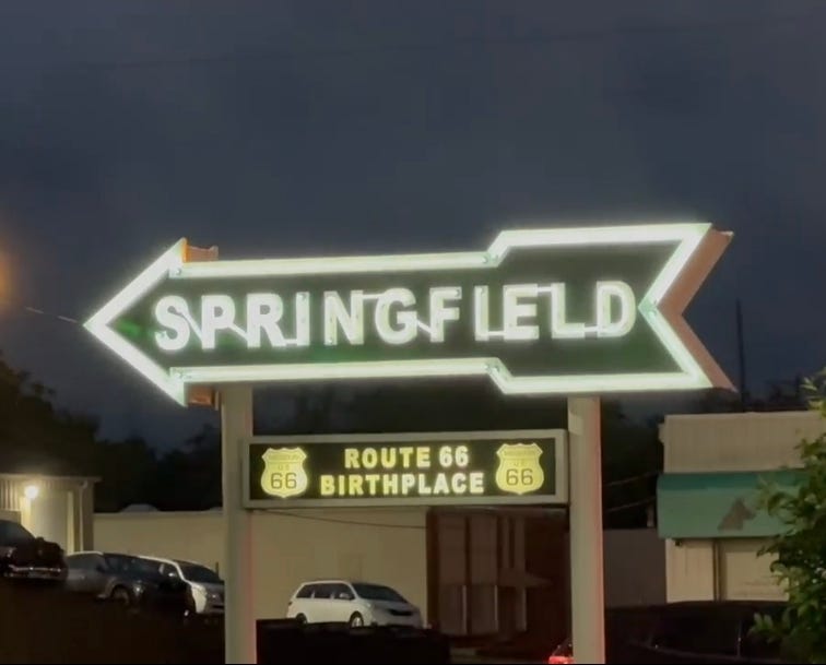 DINER THEORY ROUTE 66 - Day 7: Springfield->Tulsa