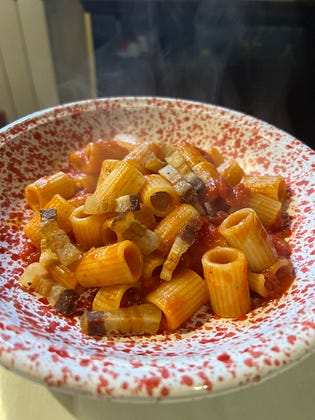 rigatoni pasta shape